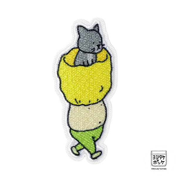 絵本作家、イラストレーターのヨシタケシンスケさんの絵本がワッペンになりました。アイロンがかけられる布製品にはアイロン接着。小物や固いもの・プラスチックなどアイロンがダメなものにはシールで付けることができます。[シール&amp;アイロンワッペ...