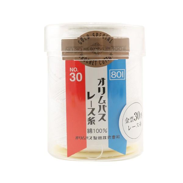 エジプト綿使用の最高級レース糸です。その素晴らしい光沢と手ざわり、編みやすさは抜群です。30番約690m/1玉（100g）綿100％日本製レース針4号〜6号※メーカー希望小売価格はメーカーサイトに基づいて掲載しています。【手芸用品・毛糸・生...