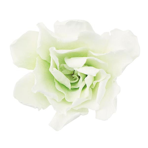 美しい花形で、お供え花にも使えるプリザーブドフラワーです。[プリザーブドフラワー ドライフラワー ソフトクチナシ パルフェ ホワイトグリーン 手作り 材料 ディスプレイ]◆サイズ:約6〜8cmφ/1箱(6輪)