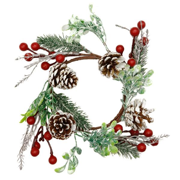 クリスマス装飾にオススメ素材。クリスマスリース用の土台です。お好きな飾りをつけて、お好みのクリスマスリースをどうぞ![フラワーアレンジメント ブーケ ウェディング ディスプレイ リースアレンジ クリスマス Christmas Xmas 装飾...