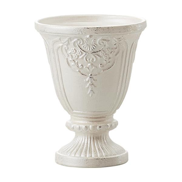 ヴィクトリア様式を意識したヨーロピアン トラディショナルテイストのフワラーベースです。※表面に色を着色する加工を施しています。手作業のため多少の濃淡が発生する場合があります。[フラワーベース ストーンウェア フラワーアレンジメント 花資材 ...