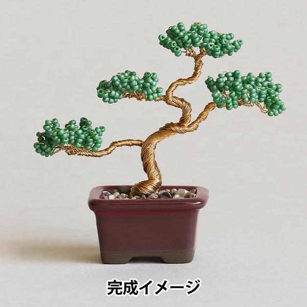 ワイヤーをねじるだけでつくれる小さな盆栽のキット。枝や葉を自由に動かせるので、本物の盆栽のように好みの樹形に仕立てることができます。作り方はカットしたワイヤーにビーズを通してねじるだけ。工具なども不要で、ハサミとものさしさえあれば、つくるこ...