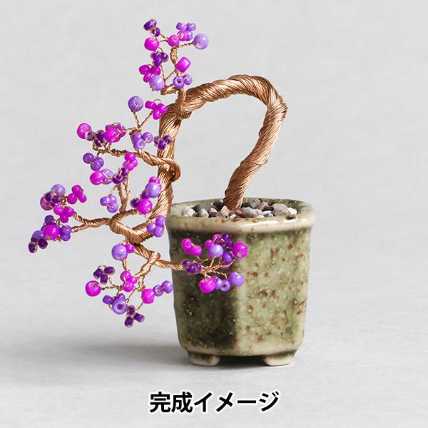 ワイヤーをねじるだけでつくれる小さな盆栽のキット。枝や葉を自由に動かせるので、本物の盆栽のように好みの樹形に仕立てることができます。作り方はカットしたワイヤーにビーズを通してねじるだけ。工具なども不要で、ハサミとものさしさえあれば、つくるこ...