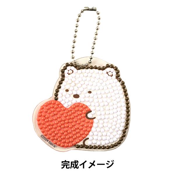 ビーズを貼るとキラキラで可愛いアクリルキーホルダーが完成します。裏面にも絵柄がプリントされていて、ハートや星の部分に油性ペンでお名前を書くこともできますので、入園・入学のプレゼントなどにもぴったりです。必要な材料・道具はすべてセットされてい...