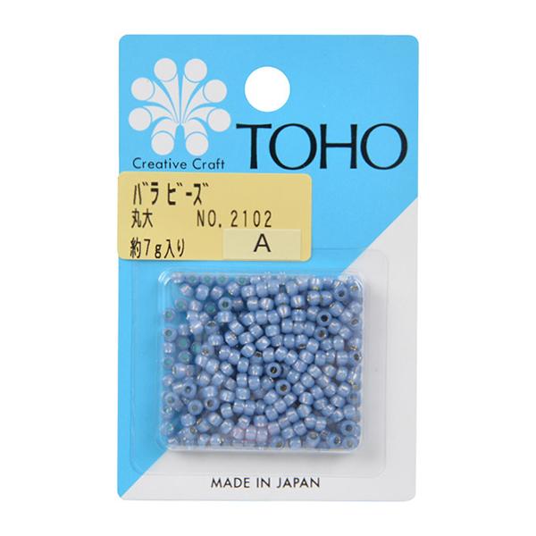 ビーズ 『バラビーズ 丸大 No.2102』 TOHO BEADS トーホービーズアクセサリー作りにどうぞ♪全体的に丸みを帯びたビーズです。針やワイヤーを通しやすくするため、穴はやや大きめになっています。カラーバリエーションも豊富なスタンダ...