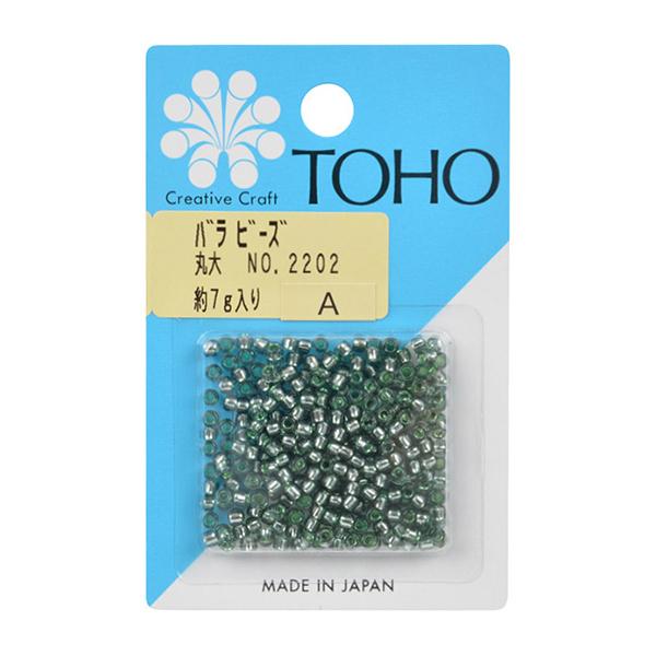 ビーズ 『バラビーズ 丸大 No.2202』 TOHO BEADS トーホービーズアクセサリー作りにどうぞ♪全体的に丸みを帯びたビーズです。針やワイヤーを通しやすくするため、穴はやや大きめになっています。カラーバリエーションも豊富なスタンダ...