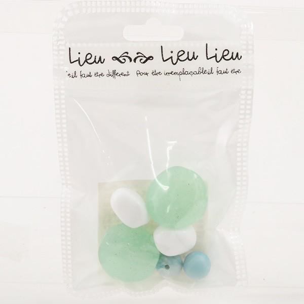 ビーズ 『LieuLieu アクリルビーズ アソート』.可愛いアクリルビーズのセットです。※こちらはアソート商品の為画像の内容が異なる場合がございますので予めご了承ください。※モニターによって実物のお色と若干異なる場合がございます。 【手芸...