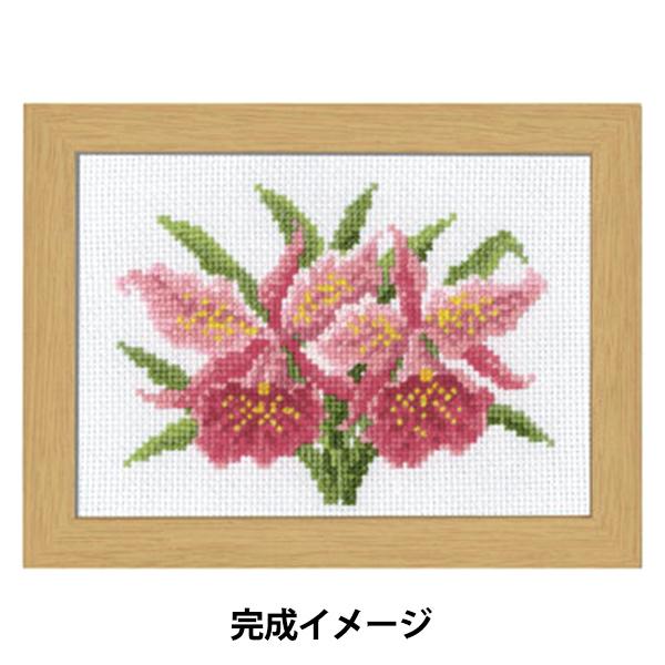 月日の流れを美しい季節の花々で表現したクロス・ステッチキットです。壁掛け・スタンド兼用できる専用の額付き。暮らしの中に彩りのある優雅な空間を。[図案 フラワー 額装 刺繍 ししゅう クロスステッチ プレゼント オリンパス]◆難易度:初級〜中...