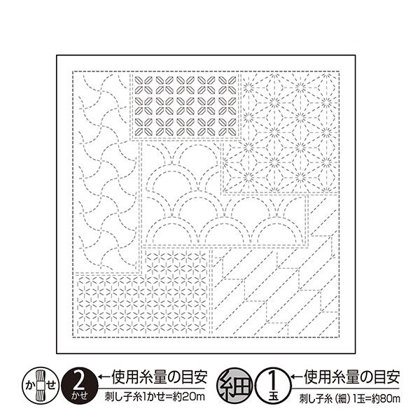 お好きな柄と糸を組み合わせたい方に最適な布パックです。別売りの糸をお好みで選んでオリジナルの花ふきんをお作りいただけます。【合わせ模様】1枚でいくつもの柄が楽しめます!※図案は水で消えます。仕立て済みではありません。※糸はパックに含まれませ...