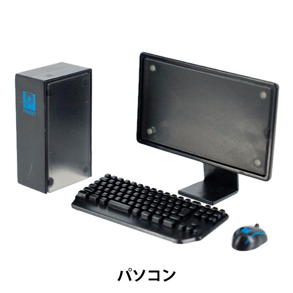 ミニチュアサイズのデスクトップパソコン。約1/12スケールサイズ、マウスやキーボードも揃ったセットです。ディスプレイにシールやイラストを貼ったり、ミニタワーの底に光源を入れてゲーミングPCアレンジも楽しい!ぬいぐるみやフィギュア、ドールの撮...