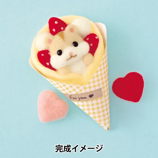 お菓子とどうぶつを組み合わせたデザインがキュートなもふもふビレッジシリーズ。ハムスターやイチゴを先に作って、最後に本物のクレープのように生地で包んで作ります。飾りつけ用にハートも作れる上にクレープをつつむ包装紙も付属して、ボリュームも十分な...