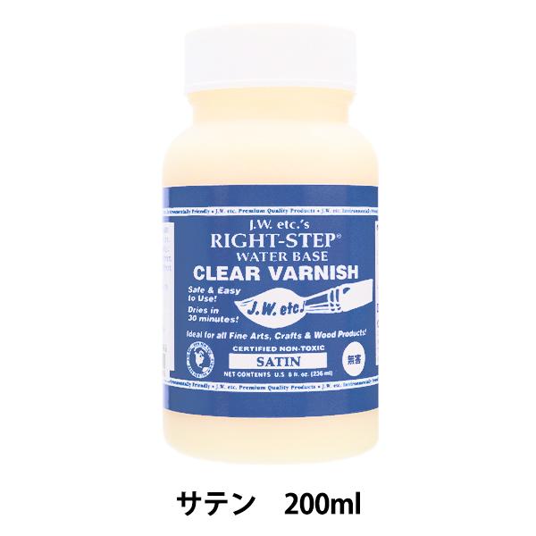 水性アクリルの仕上げ用ニスです。乾くと堅牢で耐水性の高い表面となります。泡が出にくく黄色くなったり色落ちの心配もありません。[デコパージュ 仕上げ剤 ツヤあり 半ツヤ 水性アクリルニス トールペイント ウエルカムボード CLEAR VARN...