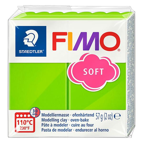 樹脂粘土 『FIMO SOFT (フィモソフト) 56g 8020-50 アップルグリーン』 STAEDTLER Noris Club ステッドラー ノリスクラブフィモは、ご家庭のオーブンで簡単に作品が作れる、樹脂粘土です。温度設定したオー...