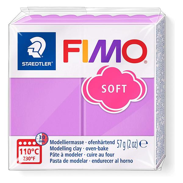 樹脂粘土 『FIMO SOFT (フィモソフト) 56g 8020-62 ラベンダー』 STAEDTLER Noris Club ステッドラー ノリスクラブフィモは、ご家庭のオーブンで簡単に作品が作れる、樹脂粘土です。温度設定したオーブン（...