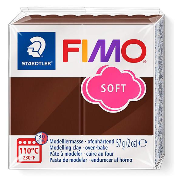 樹脂粘土 『FIMO SOFT (フィモソフト) 56g 8020-75 チョコレート』 STAEDTLER Noris Club ステッドラー ノリスクラブフィモは、ご家庭のオーブンで簡単に作品が作れる、樹脂粘土です。温度設定したオーブン...