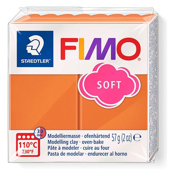 樹脂粘土 『FIMO SOFT (フィモソフト) 56g 8020-76 コニャック』 STAEDTLER Noris Club ステッドラー ノリスクラブフィモは、ご家庭のオーブンで簡単に作品が作れる、樹脂粘土です。温度設定したオーブン（...
