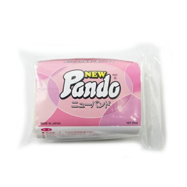 小麦粘土 『NEW Pando (ニューパンド) 250g』 ジャックス伸びが良く自由な形に加工できます。 色の練込・乾燥後の彩色、どちらも美しい発色です。 成形後、2〜3日の自然乾燥で硬化します。[ねんど パンフラワー粘土]◆内容量:25...