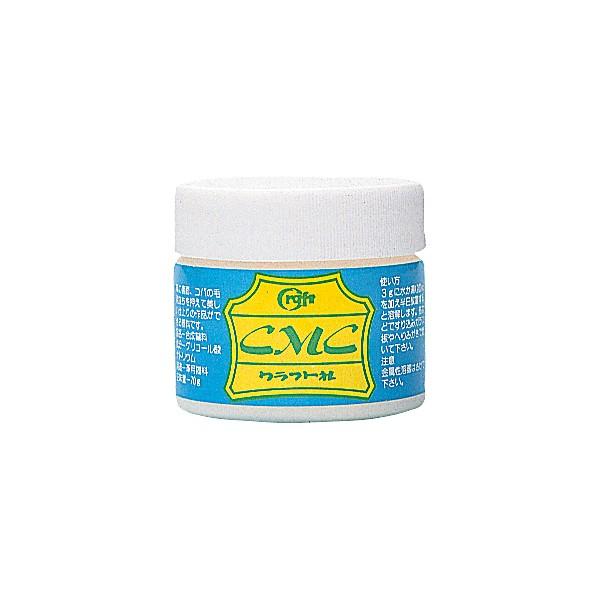 タンニン鞣し革のコバ・床面の毛羽立ちの押える粉末状の磨き剤です。溶いて使用し、溶解後は透明で臭いもなく安全に使用できます。[使用法]CMC3gに水が湯200ccを加え、半日放置して完全に溶解させて使用します。布や綿棒などで、コバまたは床面に...