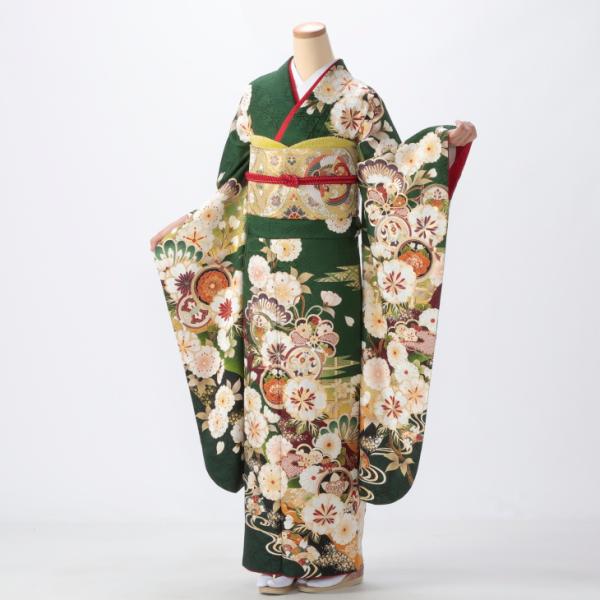 未婚女性の第一礼装としてお正月や成人式、結婚式、結納、パーティー、など華やかな場にお使い頂ける振袖セットでございます。表地はすべて正絹(シルク100%)、熟練和裁士が丁寧にお仕立てした最高級品質。圧倒的な商品量であなたの魅力を引き立てる振袖...