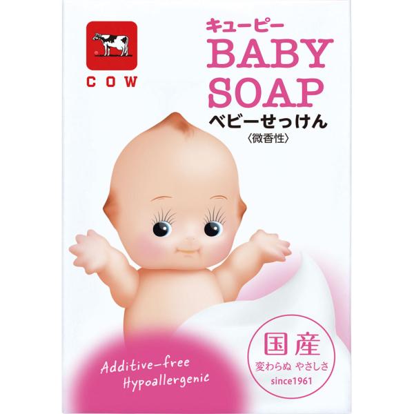 ふんわりキメ細かな泡立ちで、赤ちゃんのデリケートなお肌のうるおいを守りながら汗や汚れを洗い流します。