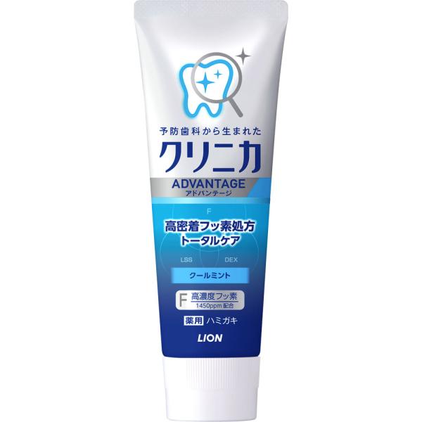 「予防歯科」の3つのポイント（フッ素※1を残す・菌を増やさない・歯垢を落とす）を一本で、トータルに実践できる薬用ハミガキ。※1 フッ化ナトリウム(1)フッ素を残すフッ素高濃度（1450ppm）配合×独自の「高密着フッ素処方」フッ素が歯の抵抗...