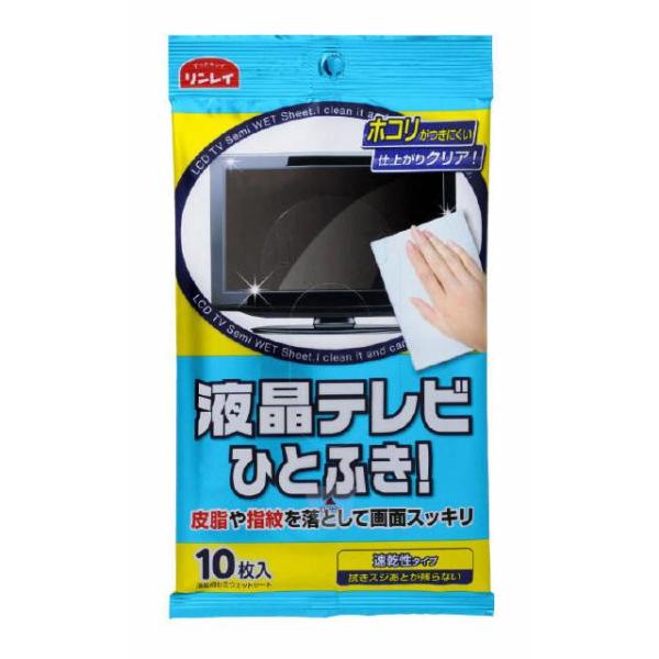テレビ画面に付いてしまった指紋や皮脂汚れをスッキリ落とし、帯電防止効果で汚れをつきにくくします濡らしすぎないセミウェットタイプ！セミウェットタイプなので、画面に水滴あとが残りません。汚れ落とし効果が高く、デリケートな画面にも安心な極細繊維の...