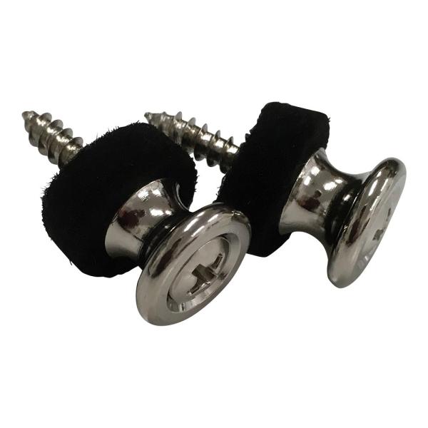 ギブソンタイプのストラップエンドピン、ニッケルフェルトクッション(黒)、取り付けネジ付き。■商品内容エンドピン×2フェルトクッション(黒)×2取り付けネジ×2※取り付けネジは3.5×25(mm)となります。日本製(Made by GOTOH)