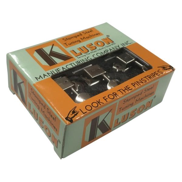 覆ることのないオリジナル、クルーソン・デラックス1956年後半から63年後期までの期間にフェンダーの上級モデルで使用されていた、「1ライン（1列刻印）」『正規輸入品』ニッケルフィニッシュ配列：L6(左側6連)※ギター本体を立てて正面から見て...