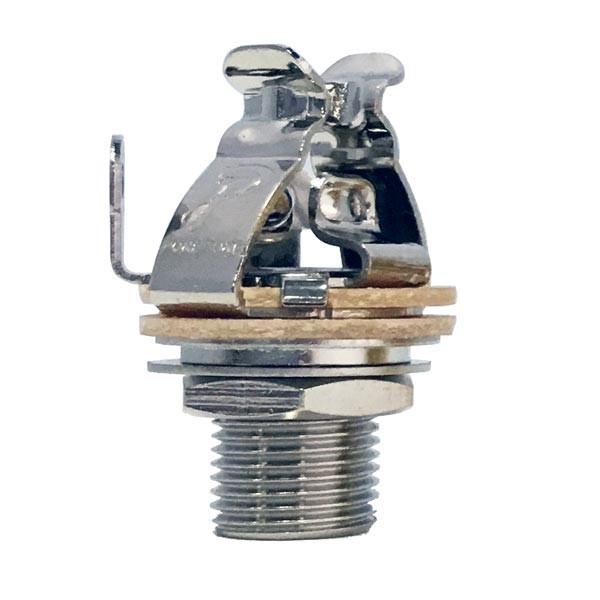 Pure Tone Jackmodel : PTT1モノラルニッケルPure Tone Jack (ピュアトーンジャック)は既存のフォンジャックが抱える問題に改良を加えた新しいジャック