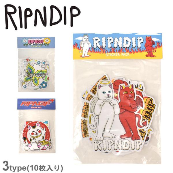 ■ブランド：RIPNDIP リップンディップ■アイテム：ステッカー■スタイルNo：RND9185 RND9186 RND9187■商品名：ステッカー パックRIPNDIPより「ステッカー パック」です。ブランドアイコンのネコのステッカーパッ...