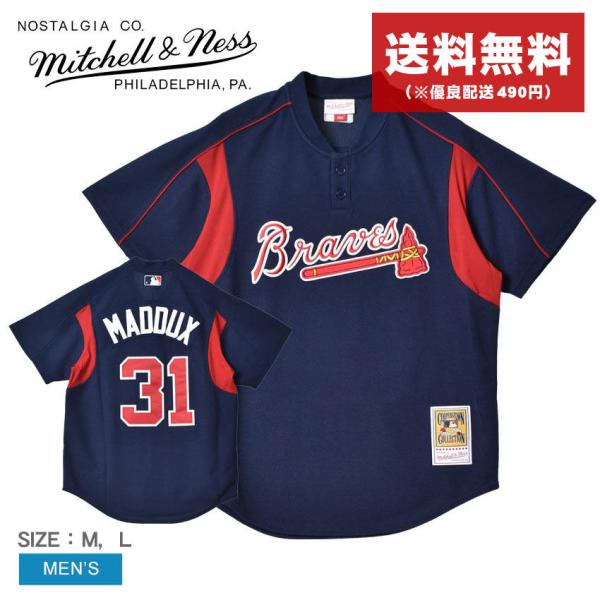 ■採寸単位(cm)/身幅/裄丈/総丈M/57/45/75L/61/48.5/79※上記サイズは、実際に同一の商品を採寸した結果です。■ブランド：MITCHELL ＆ NESS ミッチェルアンドネス■アイテム：ユニフォーム■スタイルNo：AB...