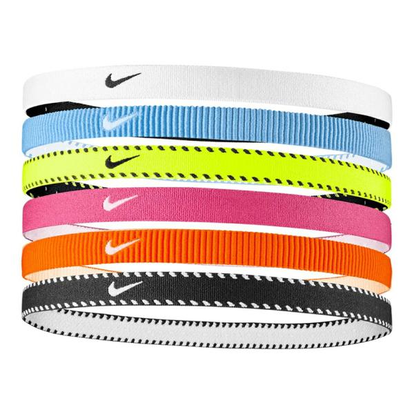 ■ブランド：NIKE ナイキ■アイテム：ヘッドバンド■スタイルNo：BN2003■商品名：フレックス クラシック ヘッドバンド 6本パック■性別：ユニセックス■原産国：Thailand 他■素材：ナイロン 62％、ポリエステル 18％、シリ...