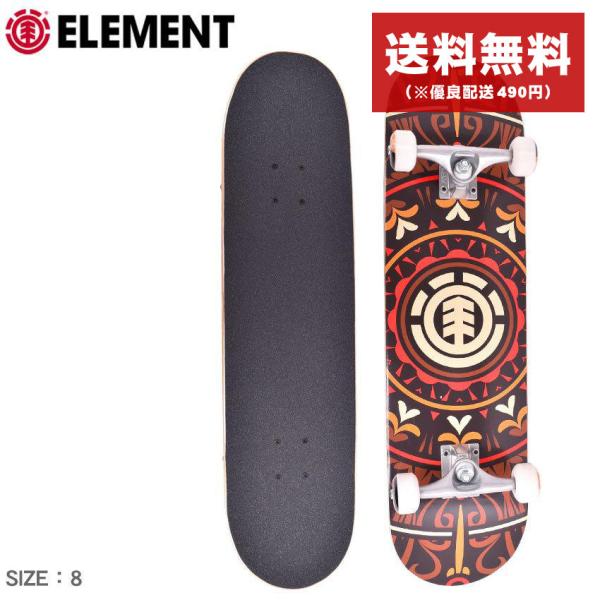 ■採寸[単位(cm)]全長/79cm幅/20cmウィール直径/50mm※上記サイズは、実際に同一の商品を採寸した結果です。■ブランド：ELEMENT エレメント■アイテム：スケートボード■スタイルNo：BB027414■商品名：TECUAL...