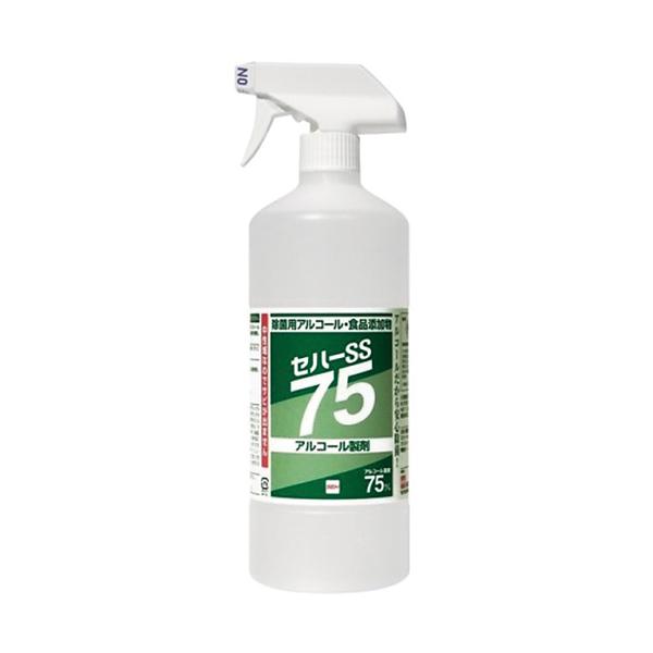 除菌用アルコール・食品添加物　セハーSS75　1L　トリガー付き使いやすい幅広い食品加工に対応した、アルコール濃度75%の使いやすいアルコール製剤です。安全性食品用発酵アルコールを原料にした製剤なので使用中、使用後も水洗い、拭き取りの必要が...