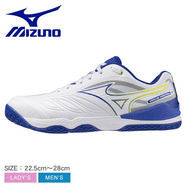 ■ブランド：MIZUNO ミズノ■アイテム：卓球シューズ■スタイルNo：81GA2583■商品名：ウエーブメダル８ WIDE■性別：メンズ レディース■原産国：Vietnam 他■素材：アッパー：合成繊維、人工皮革アウトソール：合成底■重量...