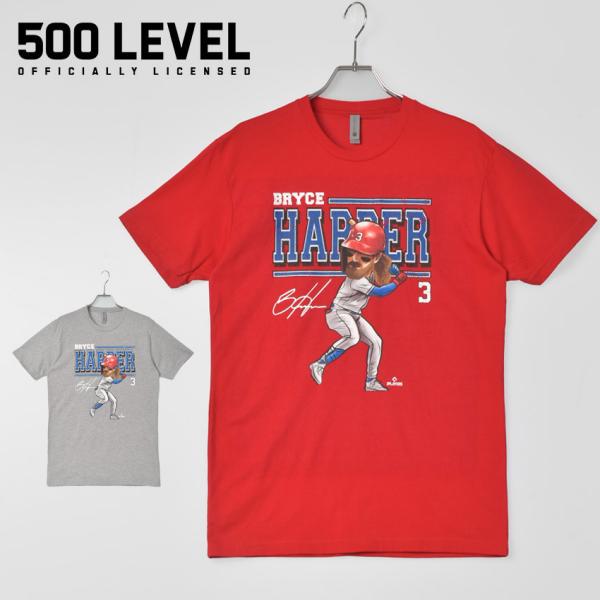 ■ブランド：500LEVEL 500LEVEL■アイテム：半袖Tシャツ■スタイルNo：BNLCRED-XX-0062-040-23■商品名：BRYCE HARPER Tシャツ■性別：メンズ■原産国：Haiti 他■採寸単位(cm)/身幅/肩...