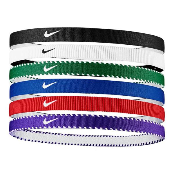 ■ブランド：NIKE ナイキ■アイテム：ヘッドバンド■スタイルNo：BN2003■商品名：フレックス クラシック ヘッドバンド 6本パック■性別：ユニセックス■原産国：Thailand 他■素材：ナイロン 62％、ポリエステル 18％、シリ...