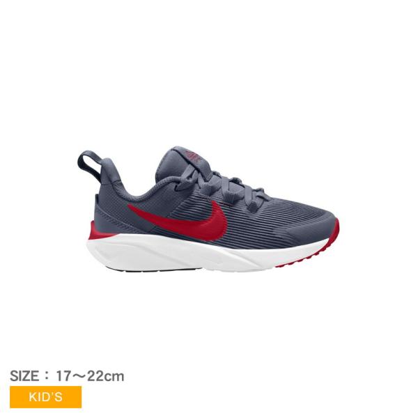 ■ブランド：NIKE ナイキ■アイテム：スニーカー■スタイルNo：DX7614■商品名：スター ランナー 4■性別：キッズ■ご購入前に商品特性を必ずご確認ください。ナイキより「スター ランナー 4」です。シュータンとヒールのループで履き口が...
