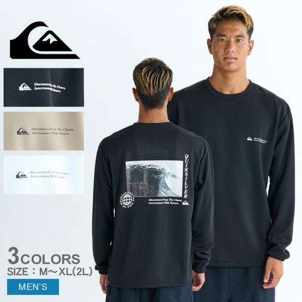 ■採寸単位(cm)/身丈/身幅/肩幅/袖丈M/70/53.5/45/65L/74/57.5/49/67XL(2L)/77/60/50/69■ブランド：QUIKSILVER クイックシルバー■アイテム：長袖ラッシュガード■スタイルNo：QLY...