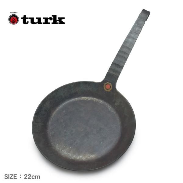 ■ラッピング対象外■採寸[単位(cm)]直径/約22cm深さ/約2.5cm重量/約1.1kg※上記サイズは、実際に同一の商品を採寸した結果です。■ブランド：turk ターク■アイテム：フライパン■スタイルNo：65522■商品名：クラシック...