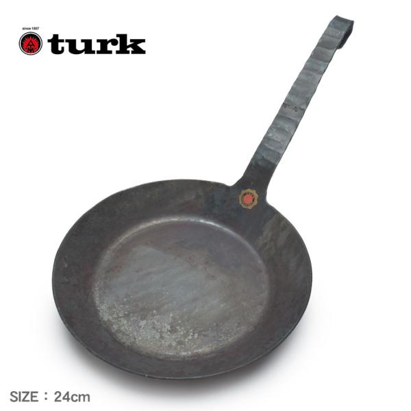 ■ラッピング対象外■採寸[単位(cm)]直径/約24cm深さ/約3cm重量/約1.3kg※上記サイズは、実際に同一の商品を採寸した結果です。■ブランド：turk ターク■アイテム：フライパン■スタイルNo：65524■商品名：クラシックフラ...