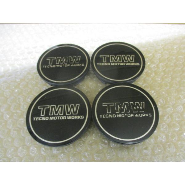 TMW TECNO MOTOR WORKS テクノ モーター ワークス アルミホイール用 中古センターキャップ 4個/4枚