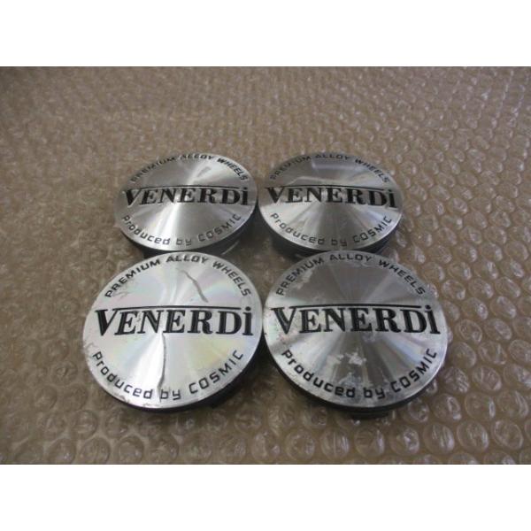 COSMIC コスミック VENERDI ヴェネルディ アルミホイール用 中古センターキャップ 4個/4枚
