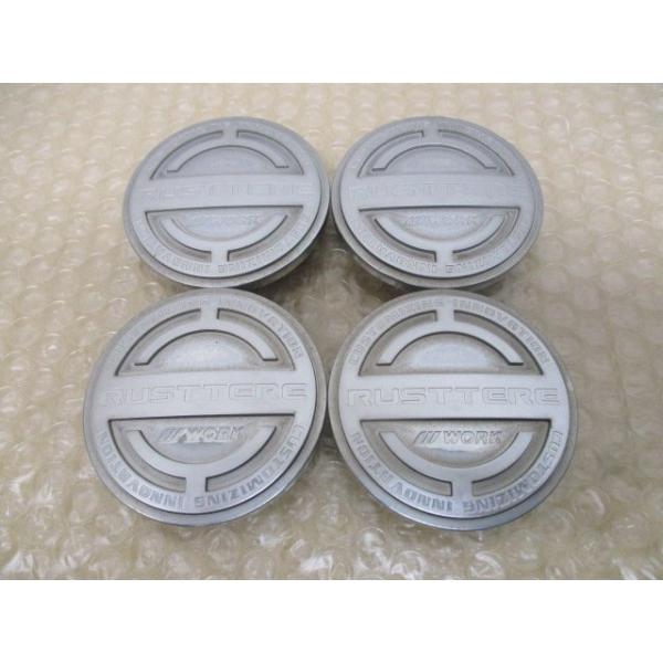 WORK ワーク RUSTTERE ラスターレ RT1 RT2 RT1-LV 中古センターキャップ 4個/4枚