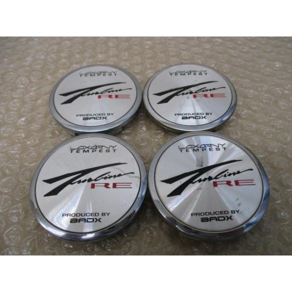 BADX LOXARNY TEMPEST TURBINE RE ロクサーニ テンペストタービンRE 中古センターキャップ 4個/4枚
