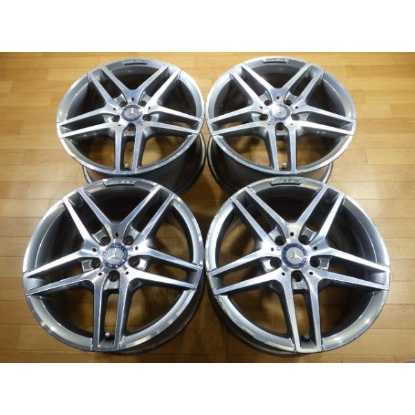AMG メルセデス ベンツ W212 Eクラス 純正 ホイール 4本セット 5H-112 18インチ F/8.5J+48 R/9J+54 A2124010300 A2124010400