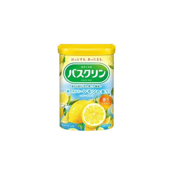 ▼沖縄県、離島地域は「送料無料対象外」となります。別途送料負担がございますのでご注意下さい。　　　バスクリン レモンの香り　６００ｇ　入浴剤はさわやかなレモンの香りで気分すっきり　瀬戸内のレモンから抽出したエッセンシャルオイル配合の入浴剤で...