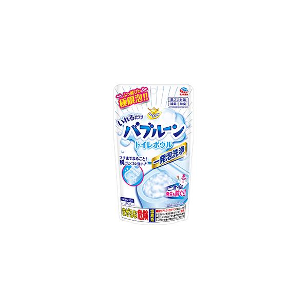 ▼沖縄県、離島地域は「送料無料対象外」となります。別途送料負担がございますのでご注意下さい。　　　アース製薬　らくハピ いれるだけバブルーン トイレボウル１６０ｇは入れるだけでブラシの届かない奥まで、まるごとこすらず洗浄・除菌できます。便器...