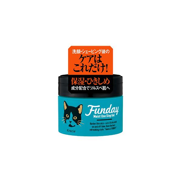 ▼5000円以上送料無料　(但し沖縄県、離島などは別途送料負担があります)　　　クラシエ FUNDAY モイストワンステップジェル９５ｇは３ｉｎ１機能（化粧水・乳液・美容液）で、これ一つでお手入れ完了。シェービング後のヒリヒリ・カサカサを軽...