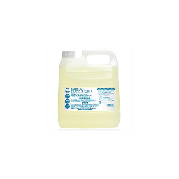 ▼5000円以上送料無料　(但し沖縄県、離島などは別途送料負担があります)　　　　シャボン玉石けん 全身ケアソープ バブルガード ４Ｌ　業務用は頭・顔・体・足・デリケートゾーン全部これ１つで洗っていただけます。清拭料としても使っていただける...
